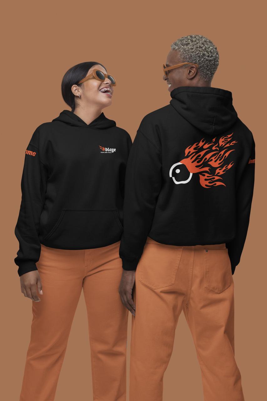 Blaze | Hoodie | Black – Inme-Youreka Merch